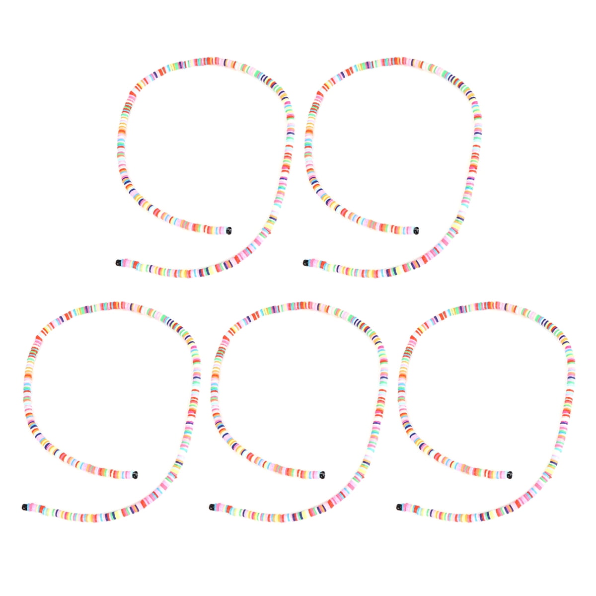 Mobutofu 350Pcs Pack Jewelery Making Bead Multi Colored Flat Round ...