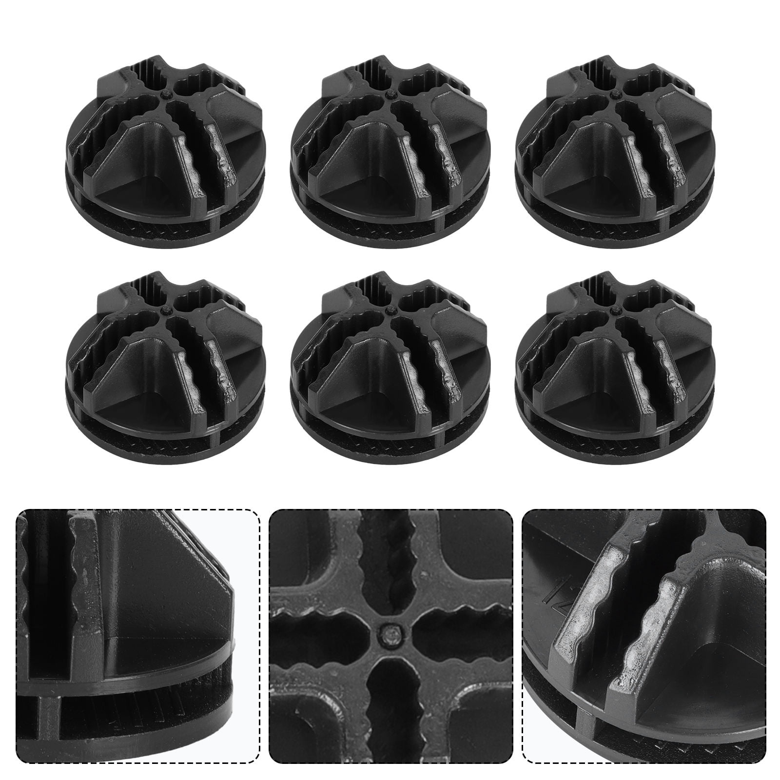 Mobutofu 40Pack Grid Shelf Connectors Nylon Wire Cube Connectors for ...