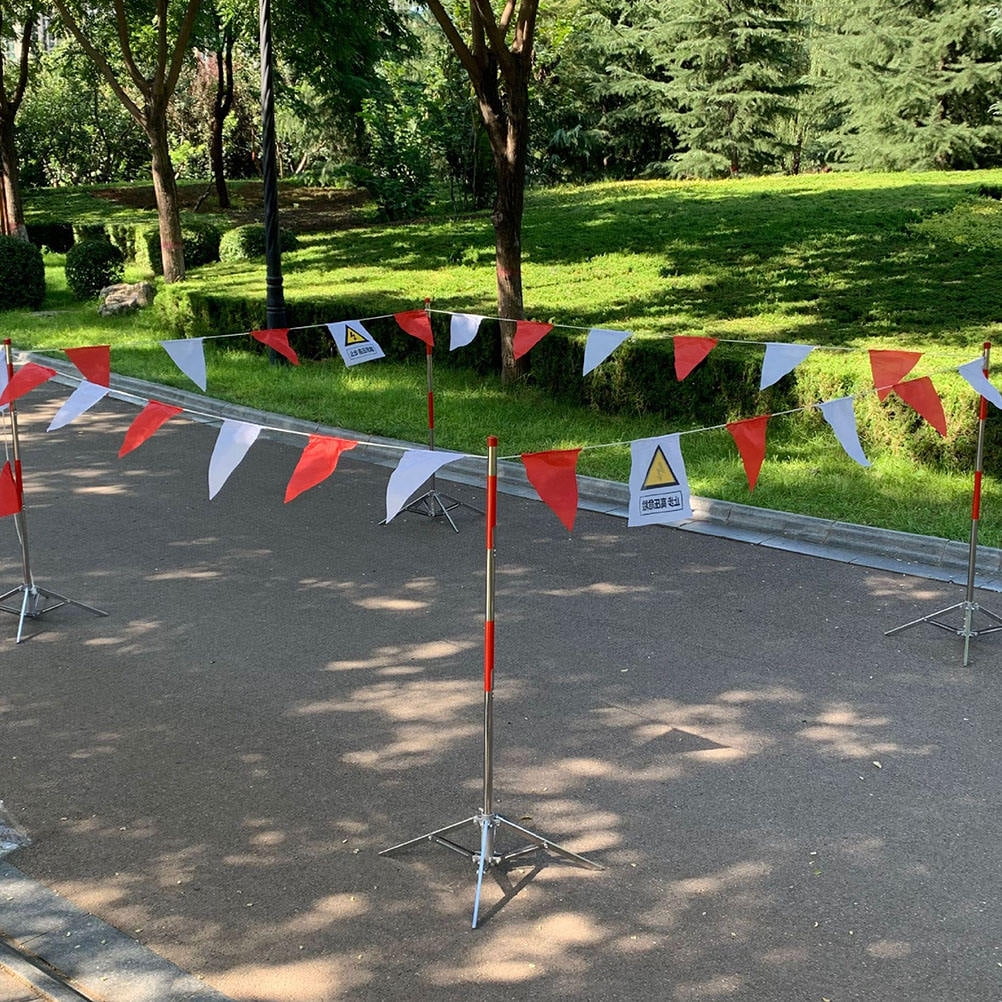 Mobutofu 45 Flags Per String Safety Construction Flag for Garden Work ...