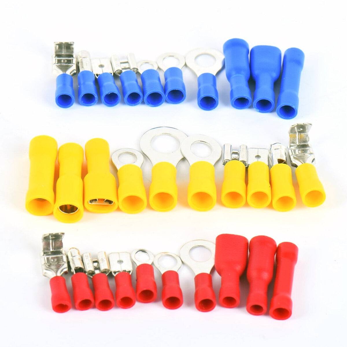 Mobutofu 480Pcs Copper Wire Connectors Electrical Cable Connectors ...