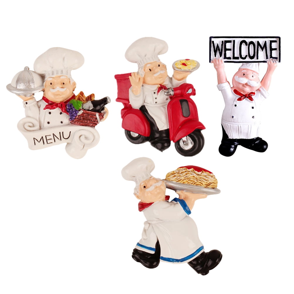 Mobutofu 4Pcs Resin Fridge Magnets Aesthetic Pasta Shape Material 6 ...