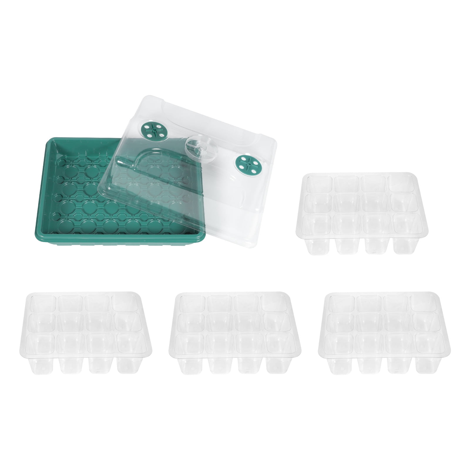 Mobutofu 4Set Seedling Box Set Including Humidity Dome Ideal For Indoor Plant Cultivation 12 ...