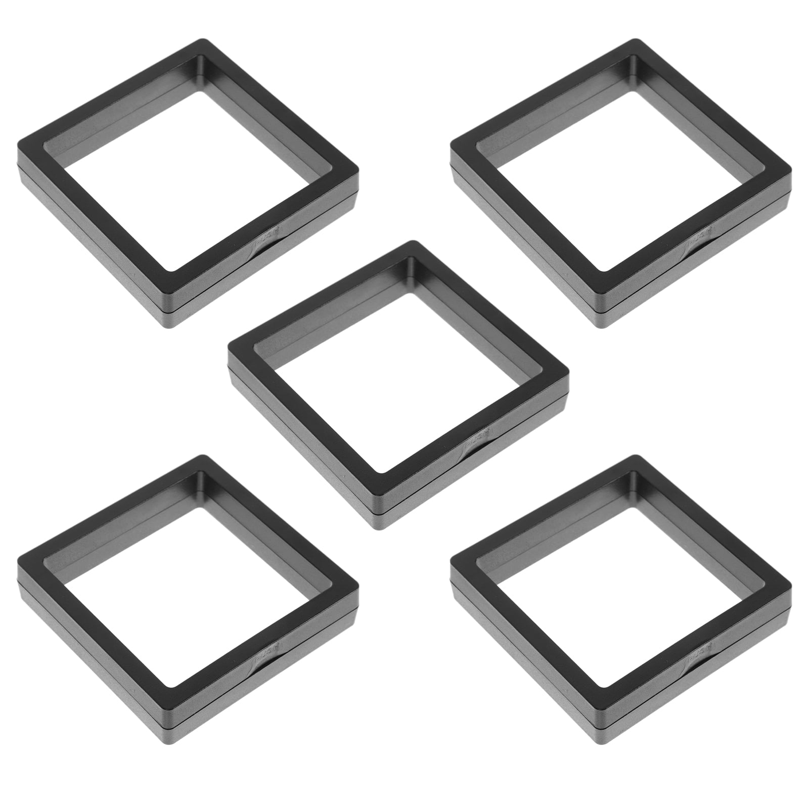 Mobutofu 5Pack Empty Plastic Nail Tip Storage Box Simple Design for ...