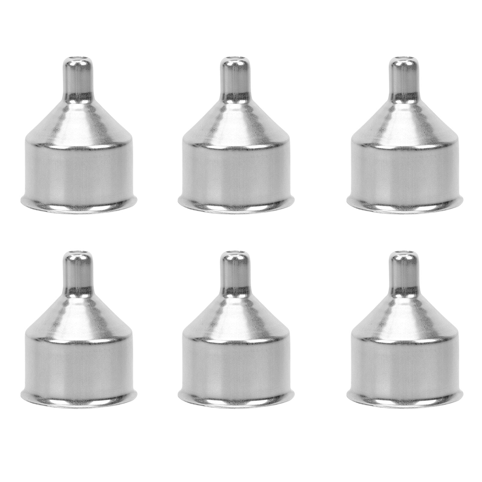 Mobutofu 6Set Small Funnels Stainless Steel Simple Design for Container ...
