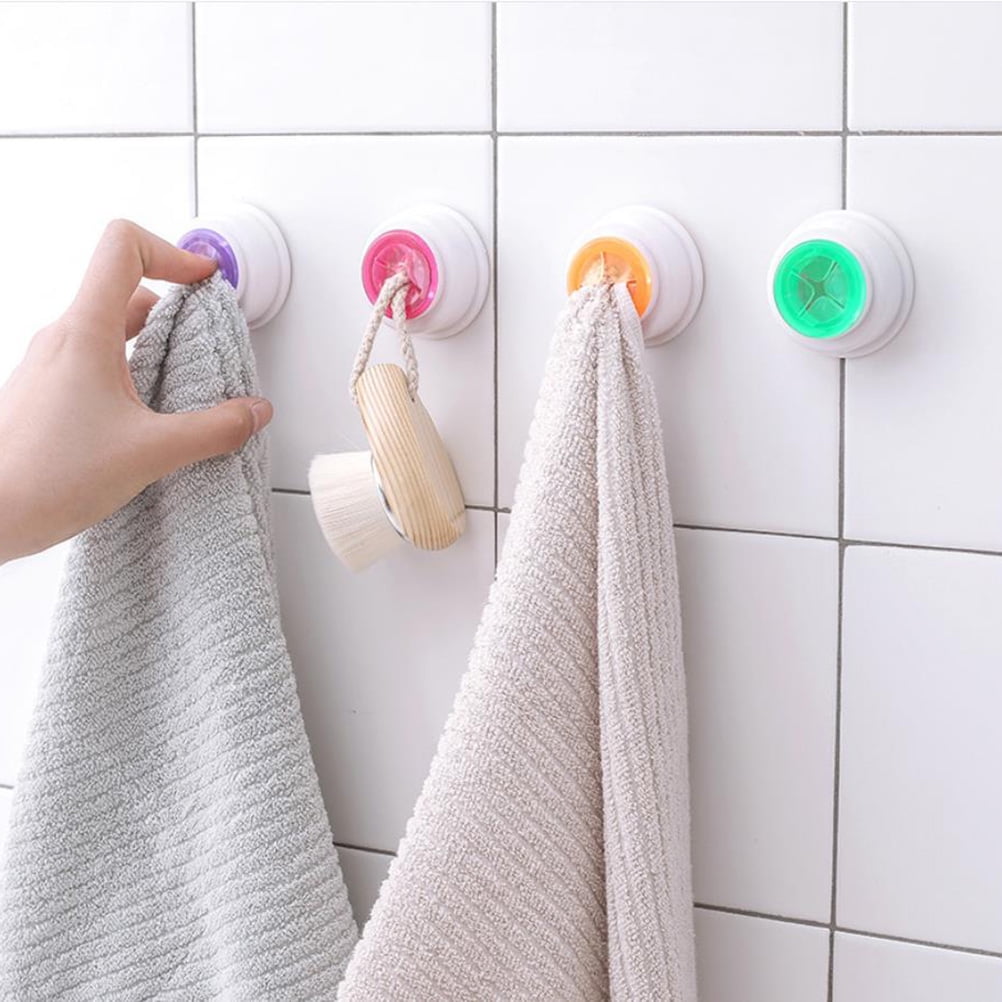 Mobutofu 8Pcs Kitchen Towel Holders Wall Mount Push In Type Towel Grip ...