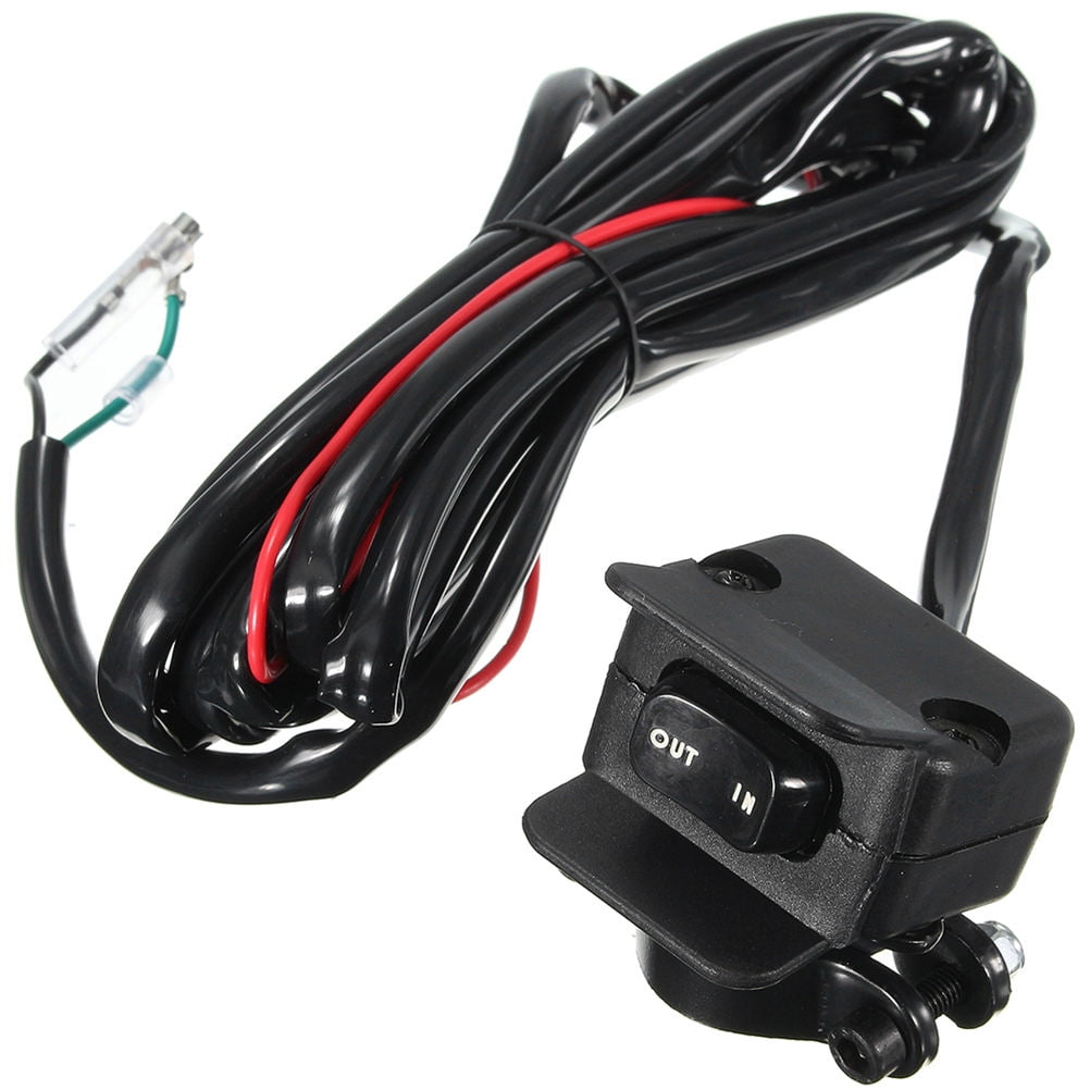 Mobutofu Black Electric Winch Control Switch 1Set for Off Road Vehicle ...