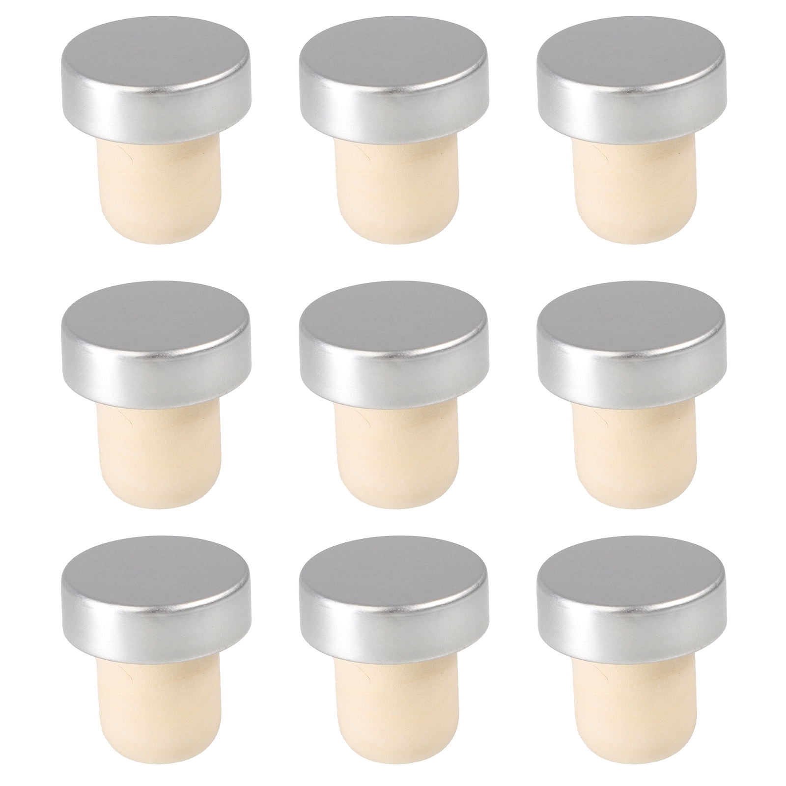 Mobutofu 9-Piece Bottle Stoppers Set for Glass Bottles, Reusable ...