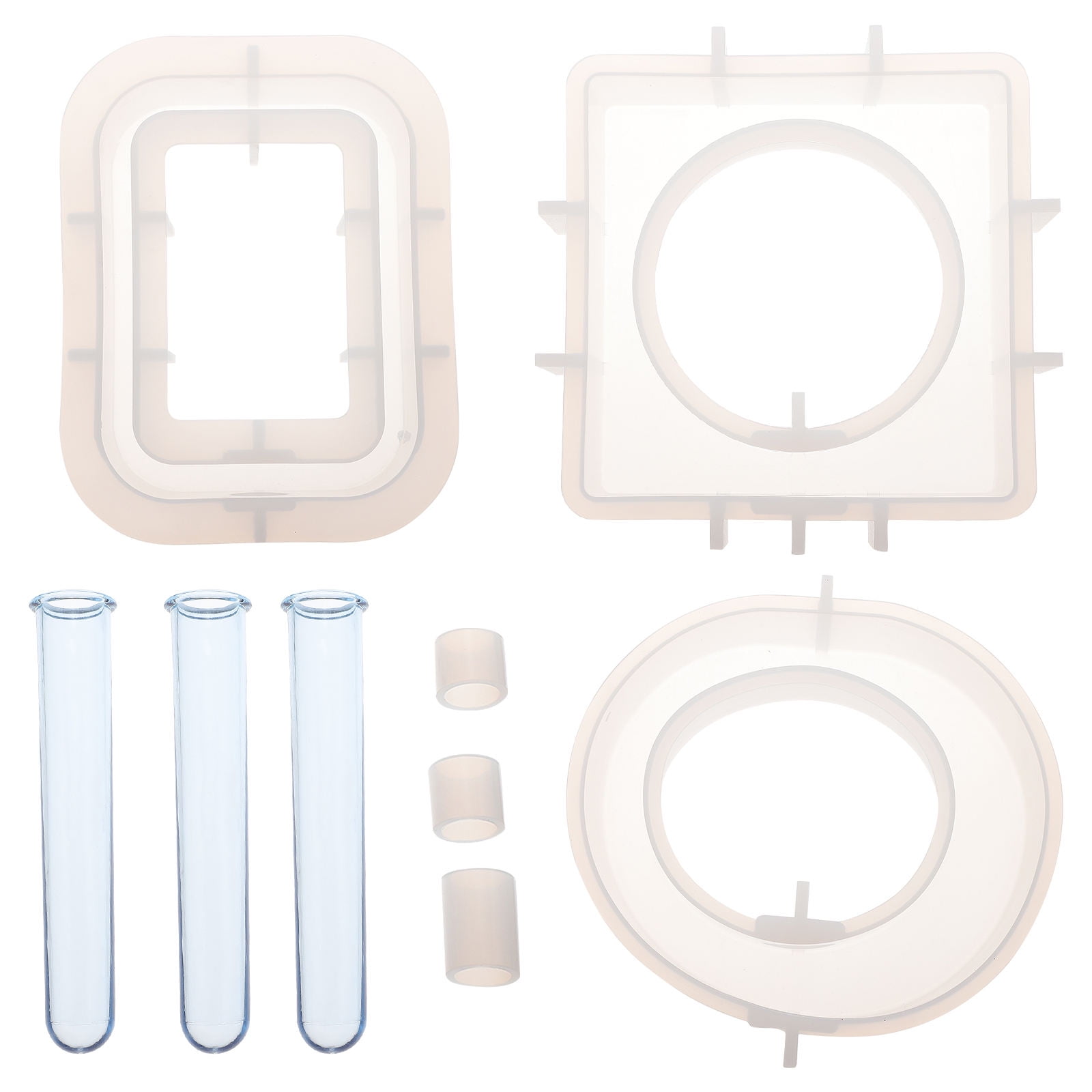 Mobutofu Decorative DIY Vase Mold Vase DIY Silicone Mold Assorted Color ...