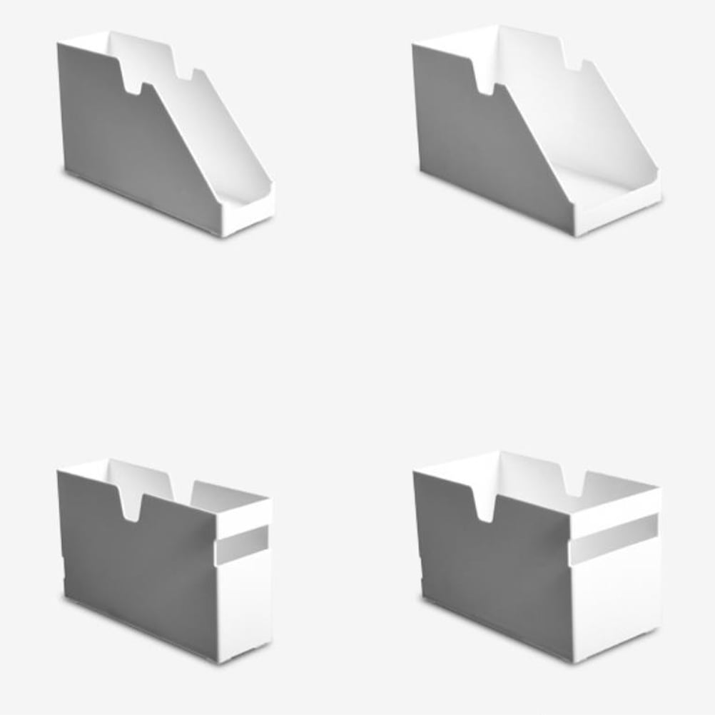 Mobutofu Desktop Organizer Bin 1Pack Assorted Color Slope Shape For ...