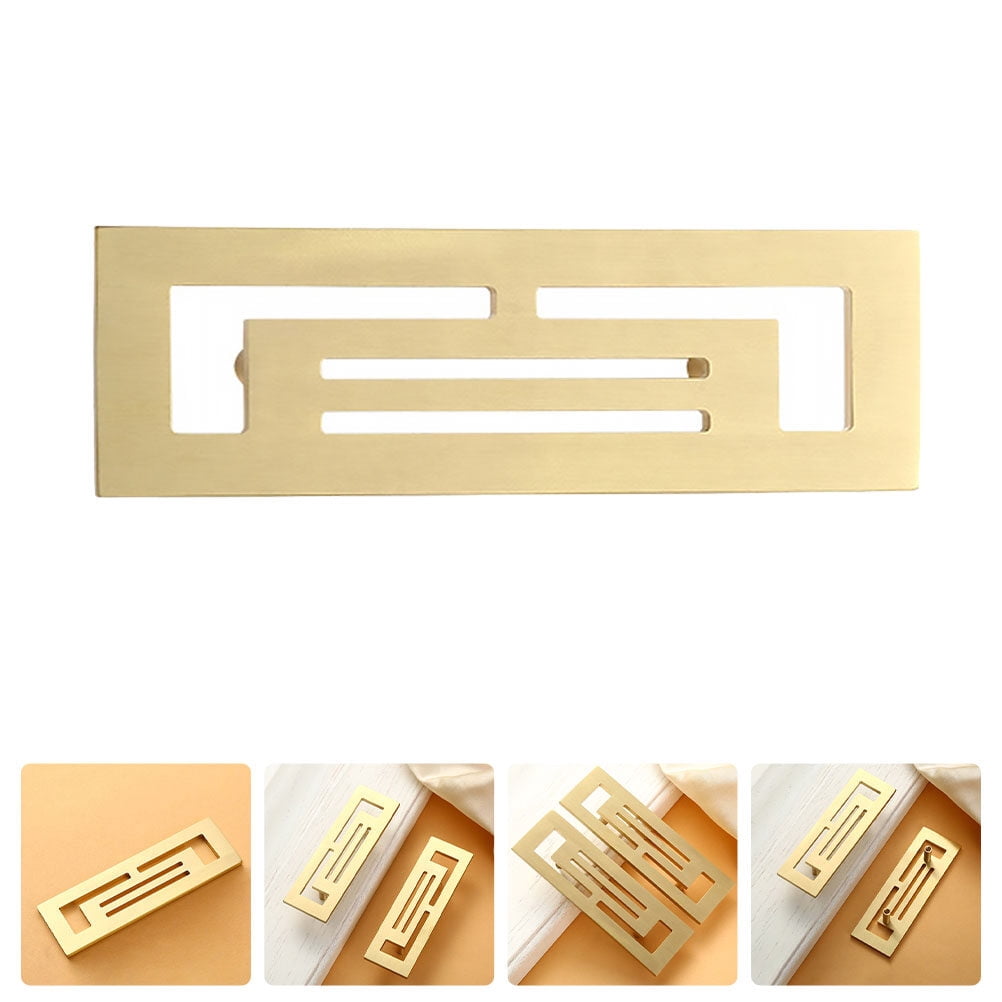 Mobutofu Golden Wardrobe Handle 1Pcs For Closets 4.52X1.38X0.16 In ...