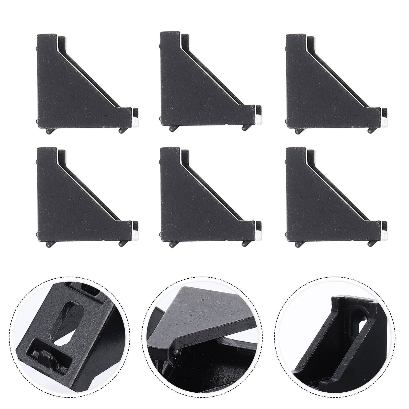 Mobutofu L Shape Aluminum Alloy Bracket Connector 10Pcs For Assembly ...