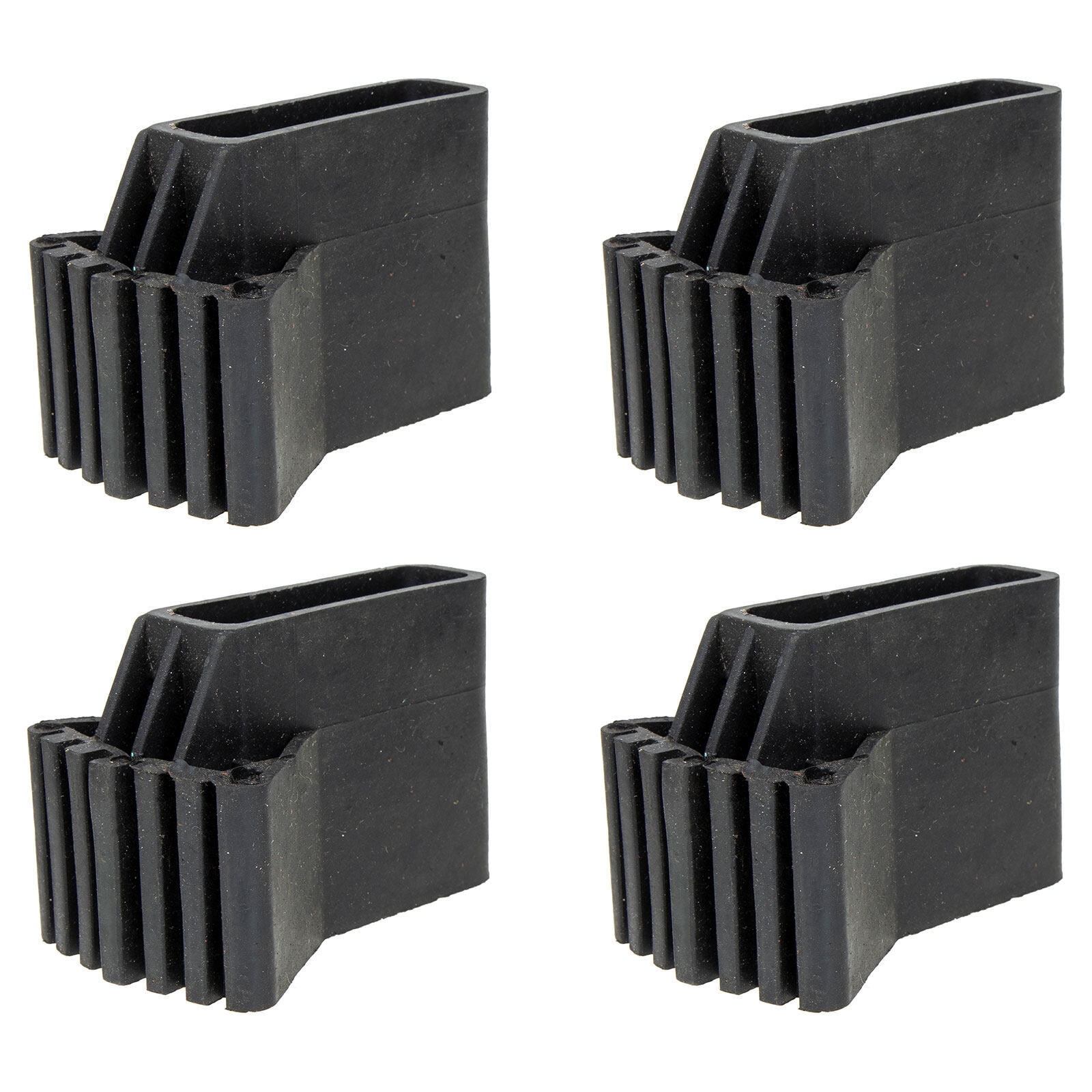 Mobutofu Ladder Accessories 4Pcs Black Rubber Feet Covers for Noise ...