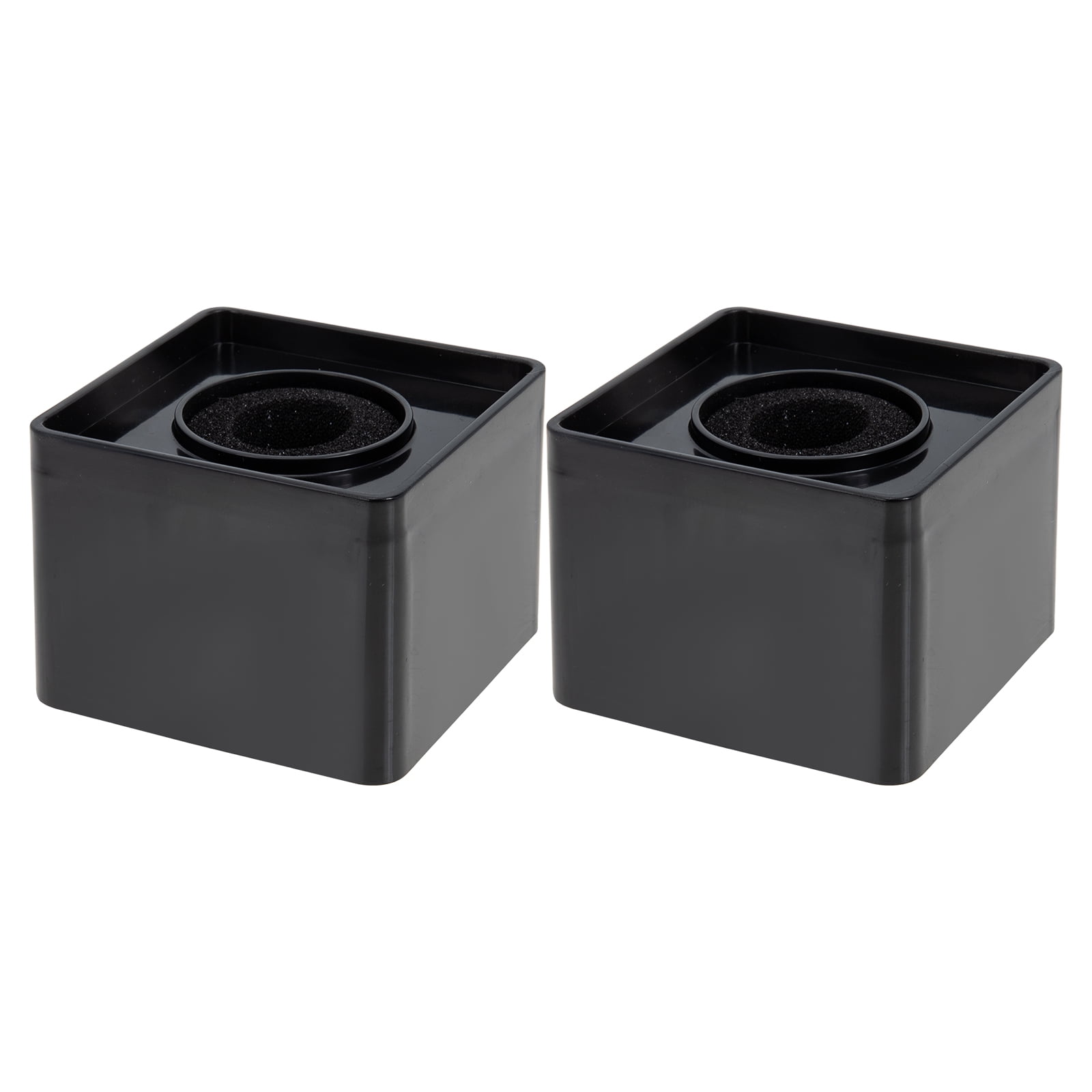 Mobutofu Microphone Logo Station Mic Cube 2Set Black - Walmart.com