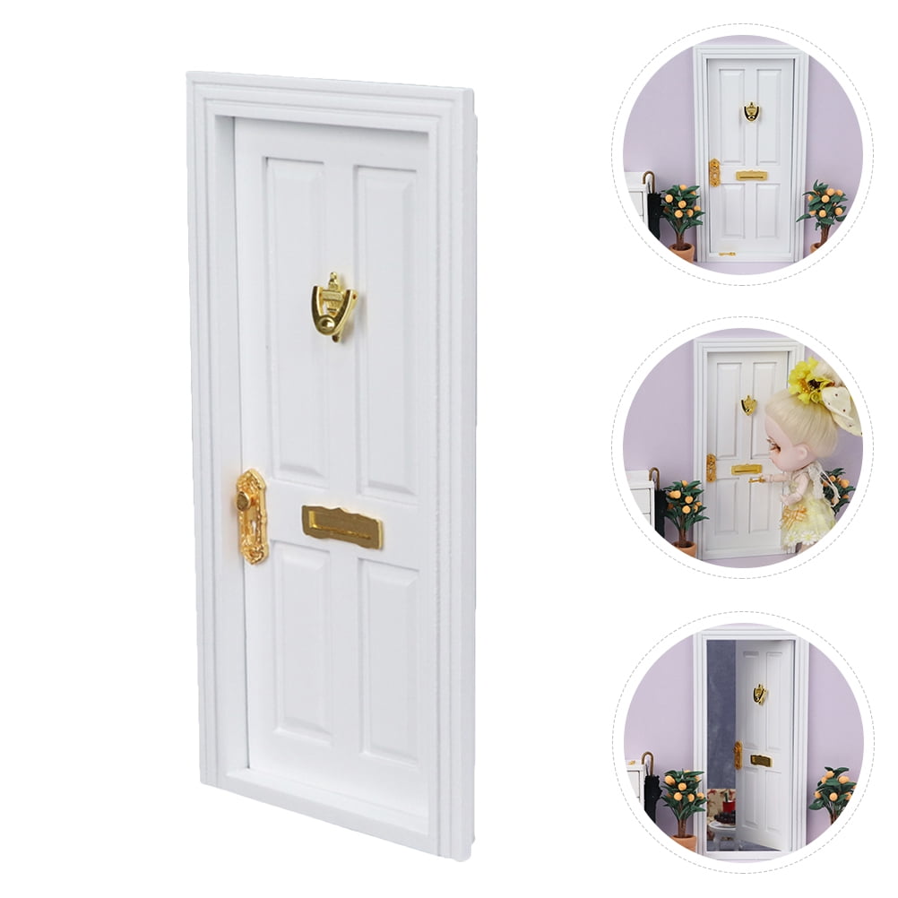 Mobutofu Mini Wood Door 1Set for Craft Enthusiasts and Model Makers ...