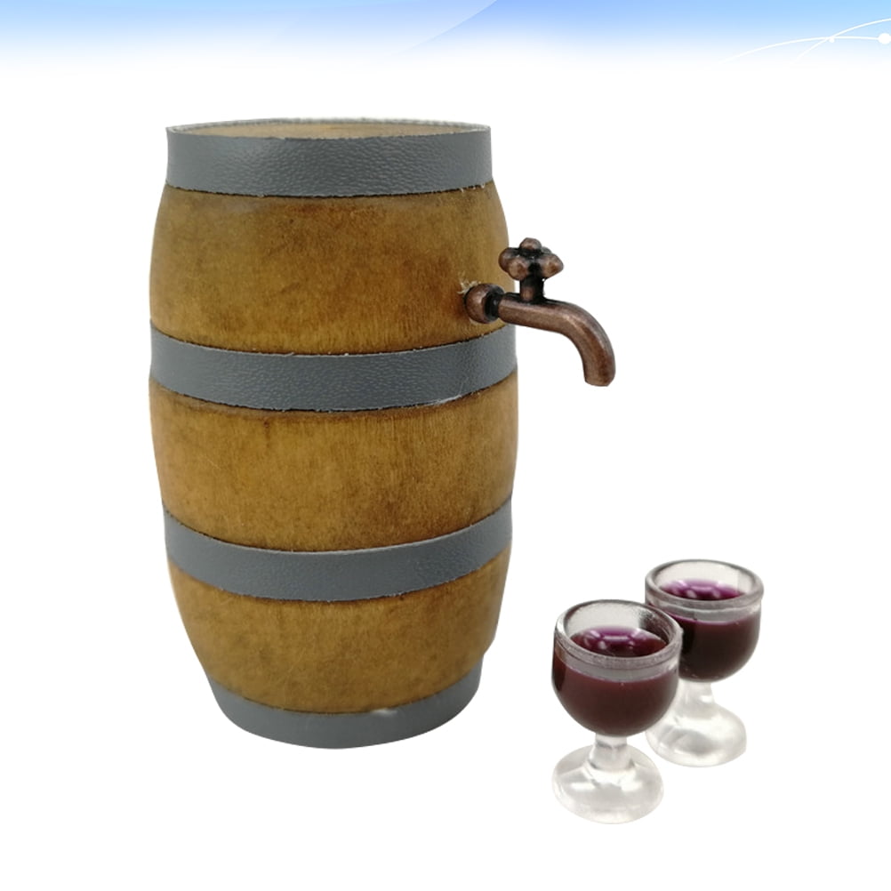 Mobutofu Miniature Stuff For Pub Wine Barrel Set Diy present Accessory ...