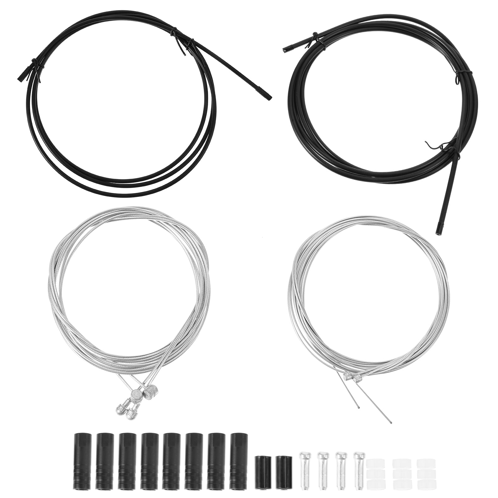 Mobutofu Mountain Bike Cables 1Set Black PVC Steel Wire Universal Brake ...