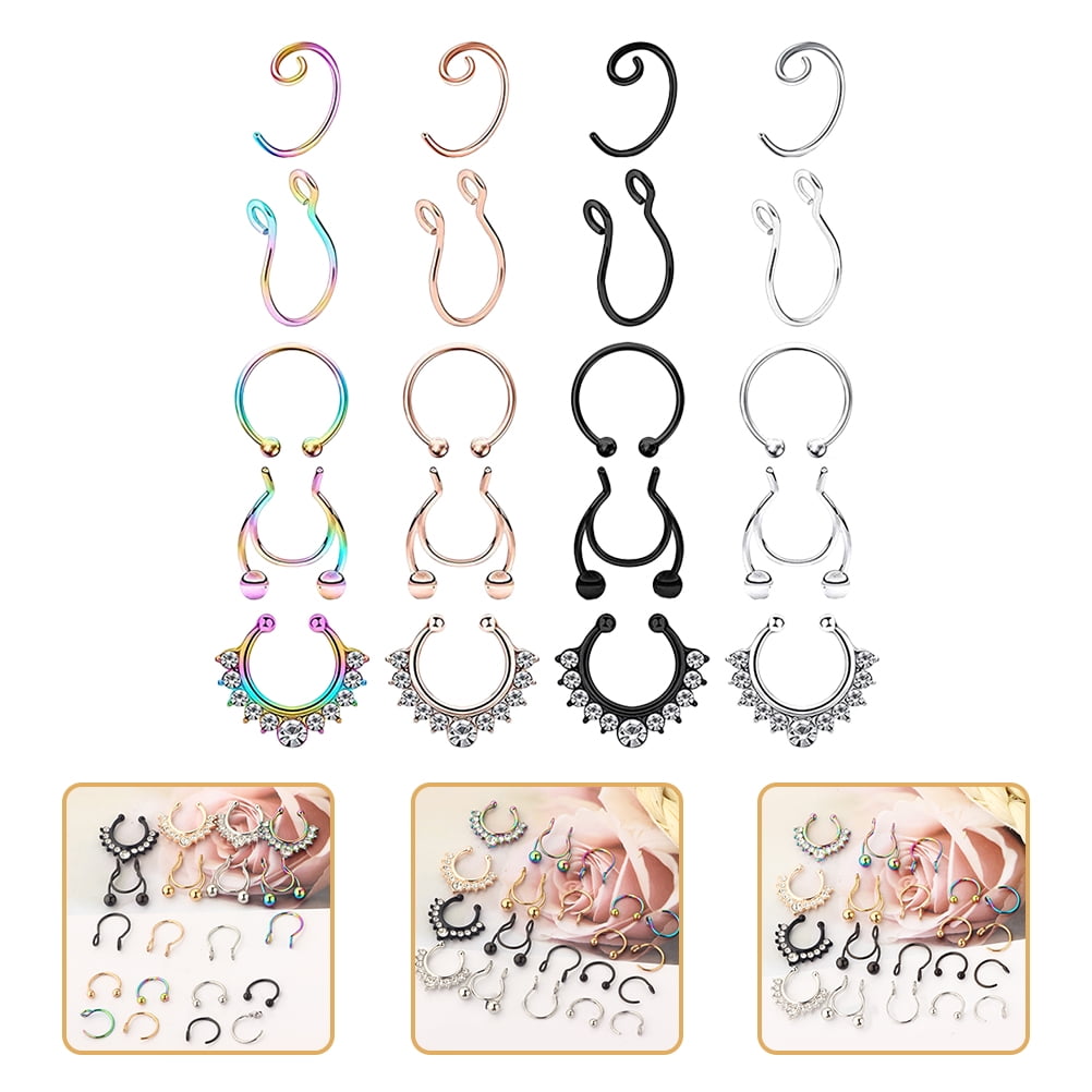 Mobutofu Nose Cuff 1 Set Dainty Nose Jewelry For Women Non Piercing ...
