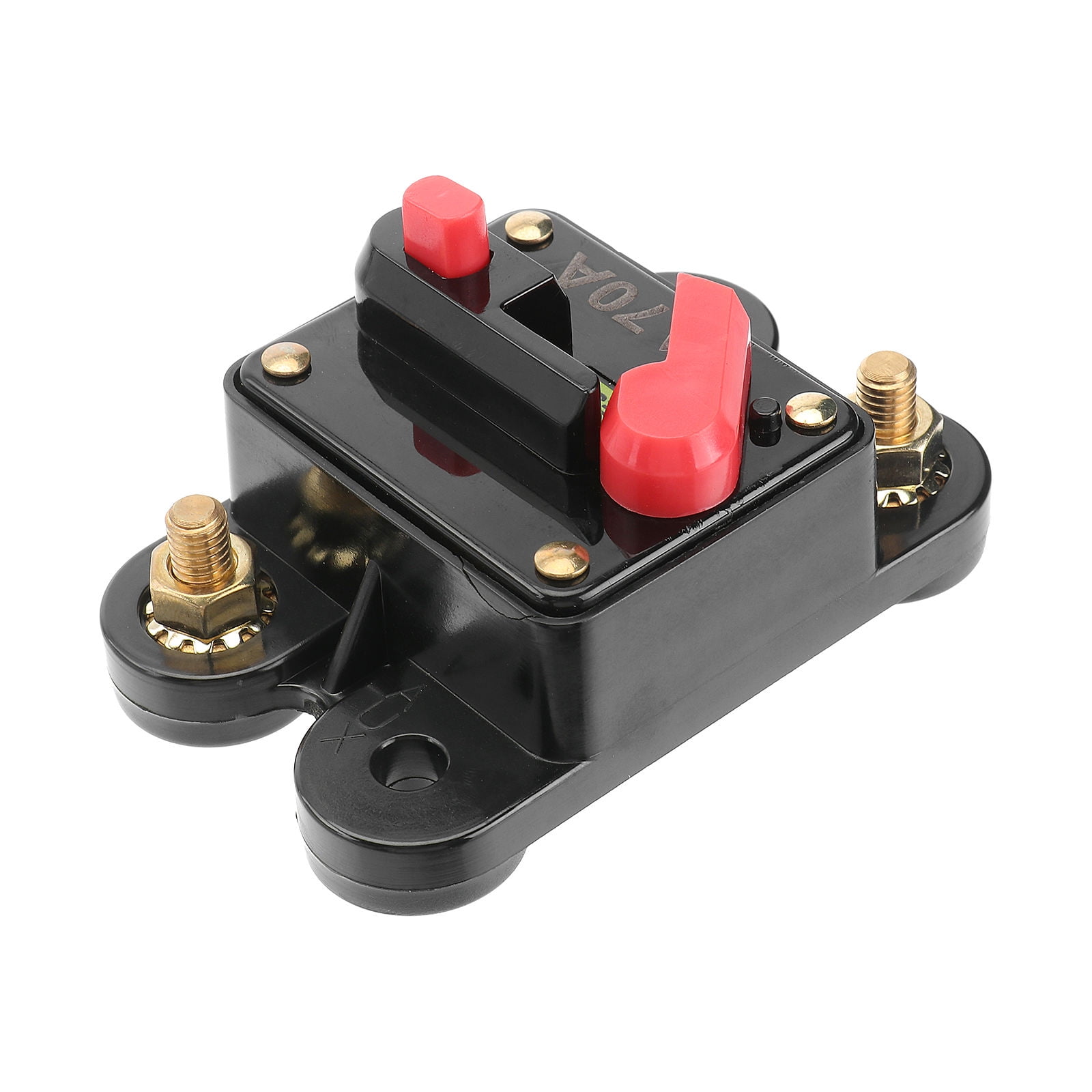 Mobutofu Reset Fuse Inverter Circuit Breaker in Black Alloy for Marine ...