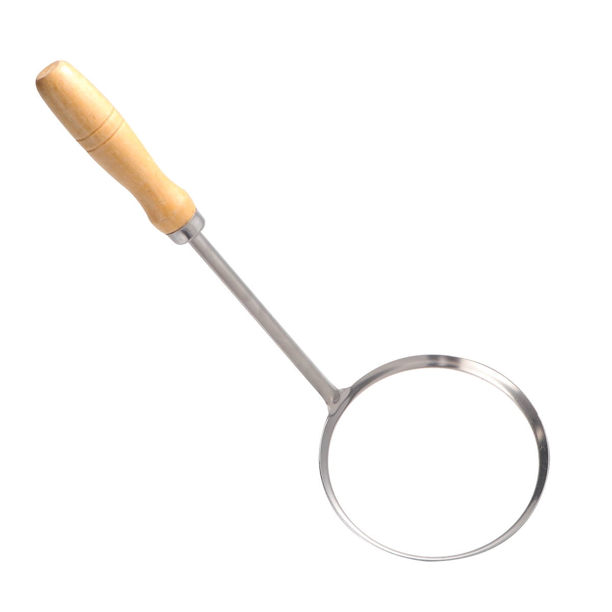 Mobutofu Round Frying Flat Spoon Ladle with Long Handle Prevent ...