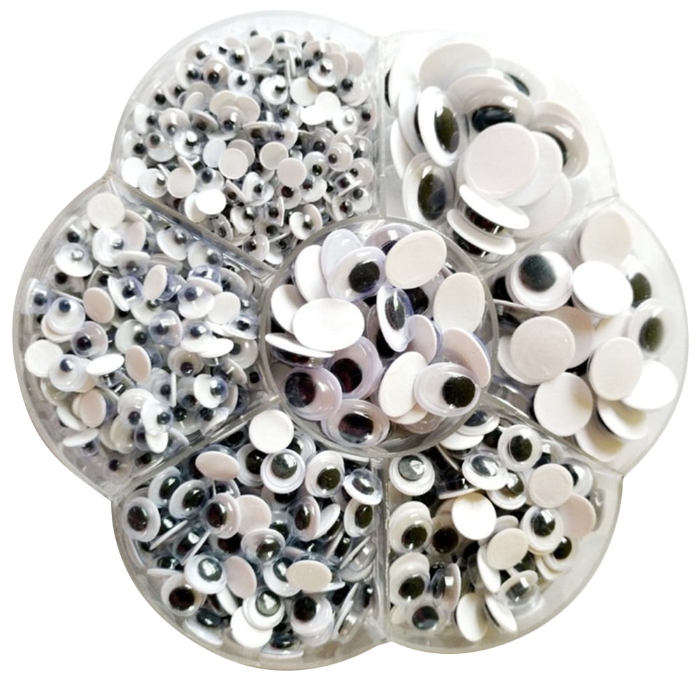 Mobutofu Self-Adhesive Fake Eyes 500Pack for DIY and Craft Projects ...