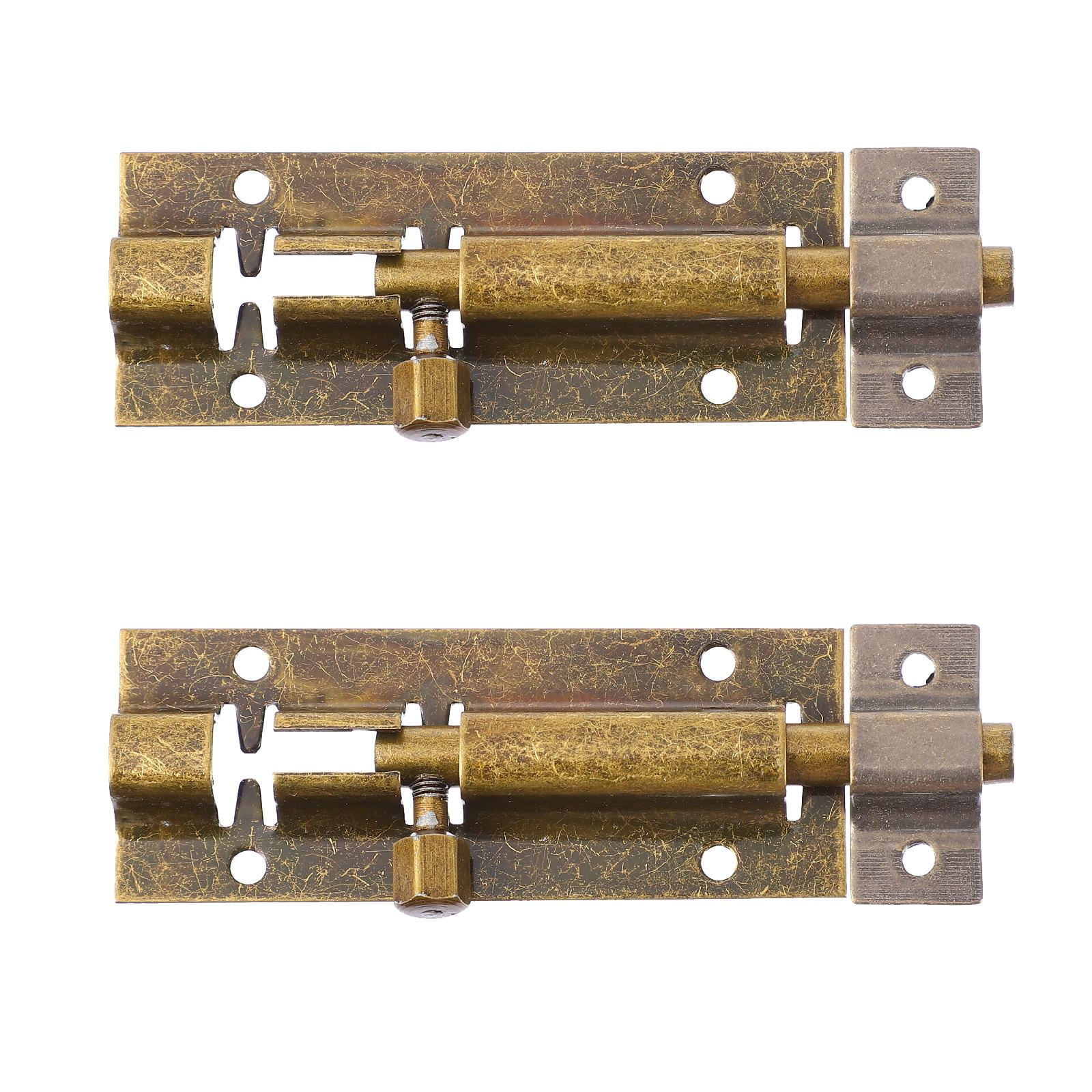 Mobutofu Sliding Door Security Lock 2Pcs Golden Square for Homeowners ...