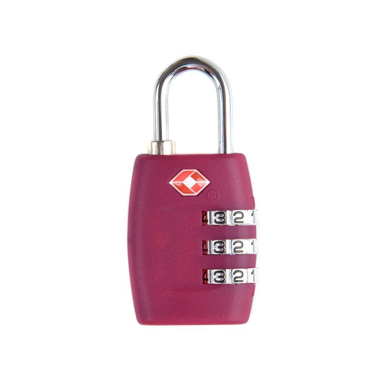 Mobutofu TSA-335 Combination Luggage Lock 1Pack Rose Red Plastic ...