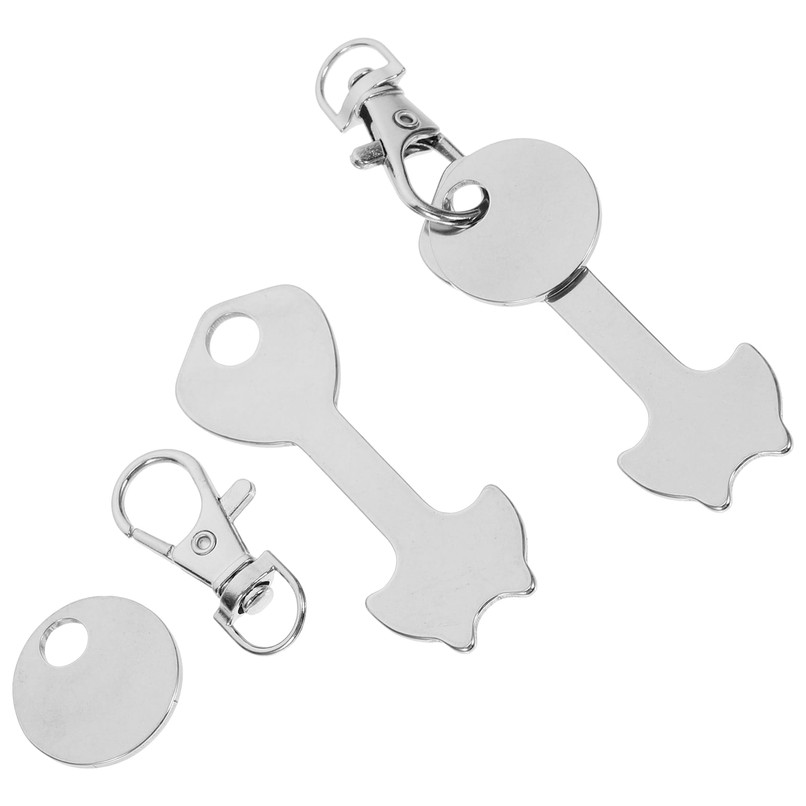 Mobutofu Trolley Tokens Key Buckle 2Sets Removable Shopping Cart Key ...