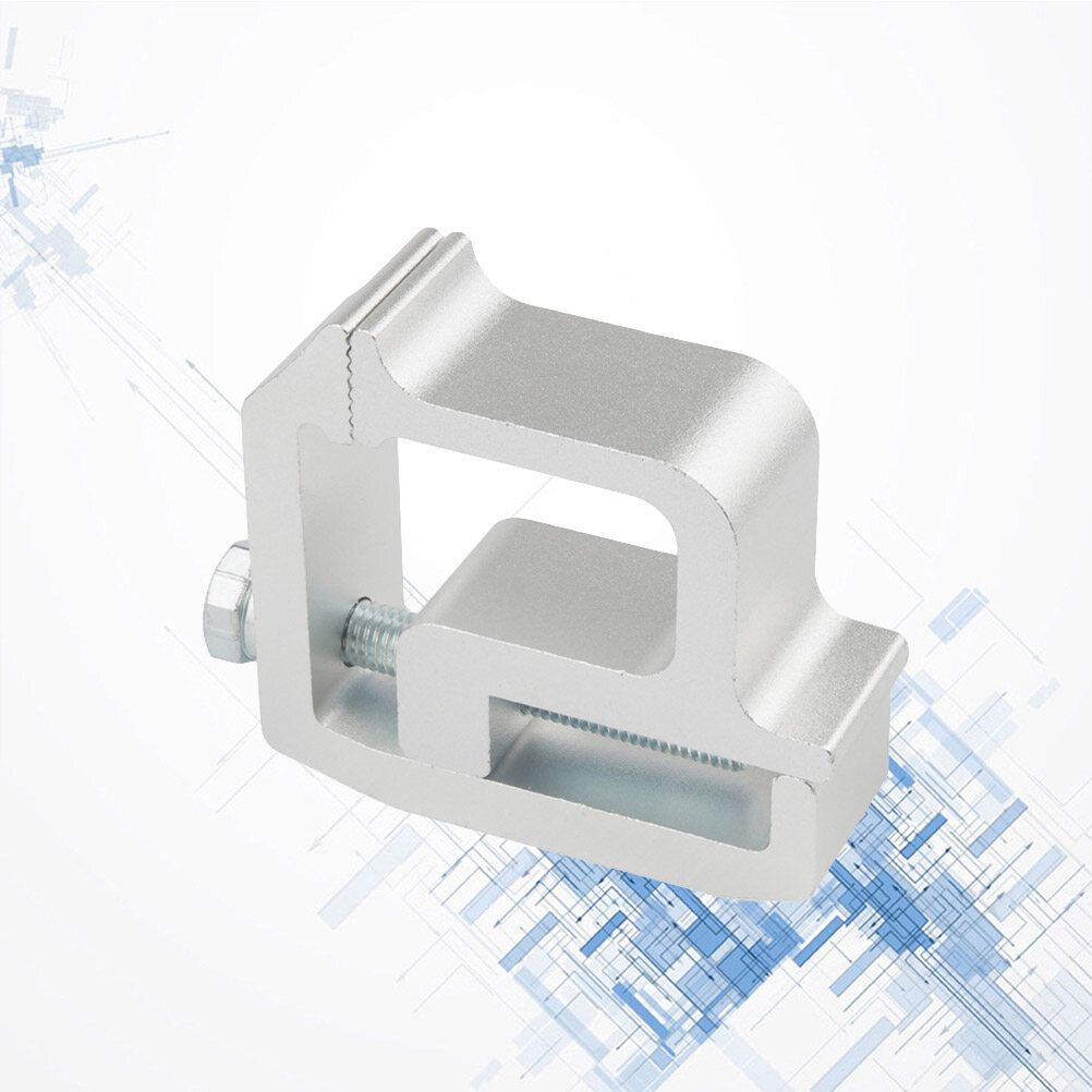 Mobutofu Truck Topper Mounting Clamp 1Pack 8.5x7.8x3cm Silver Aluminum ...