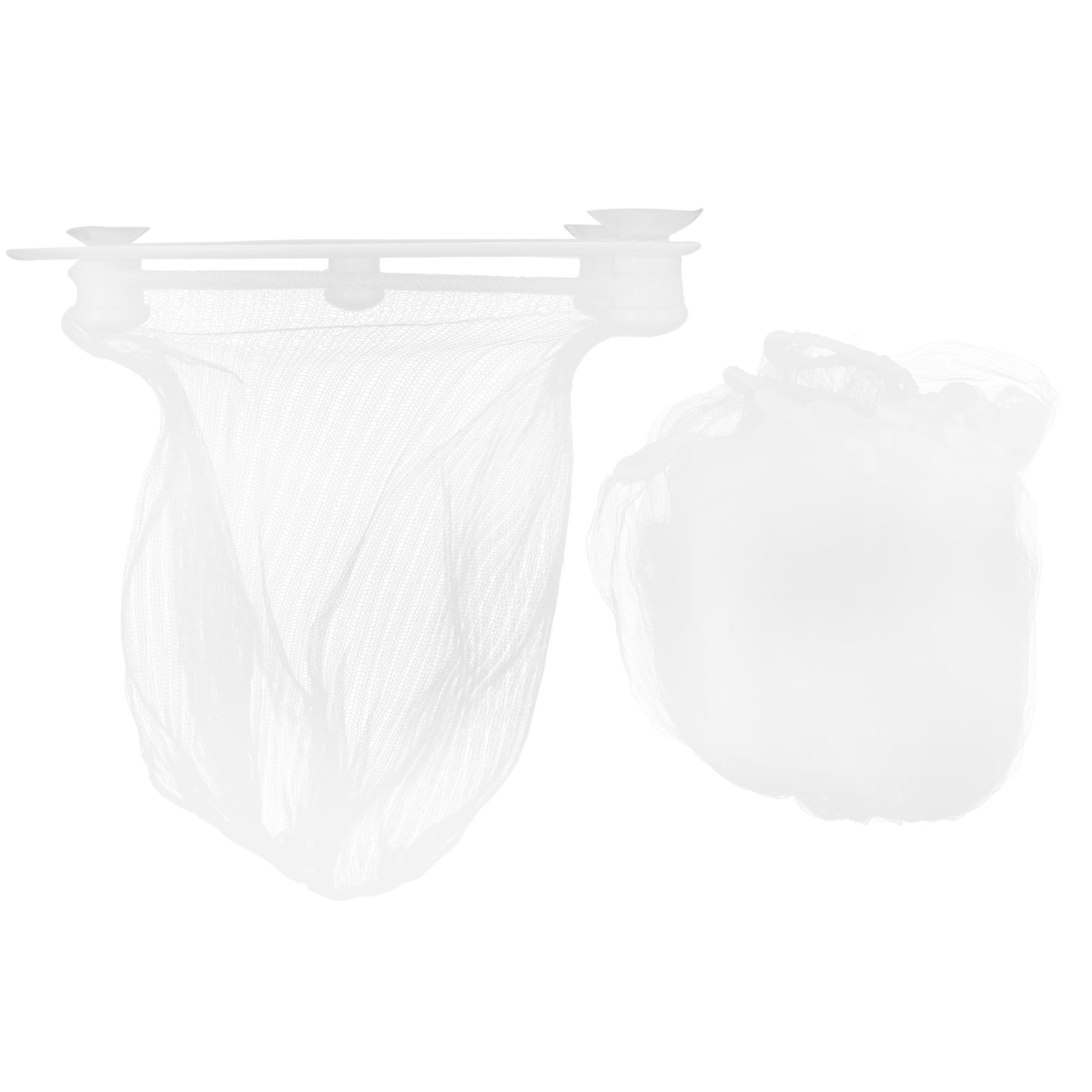 Mobutofu White Kitchen Sink Strainer 1 Set 30 Filter Screens for Clean ...