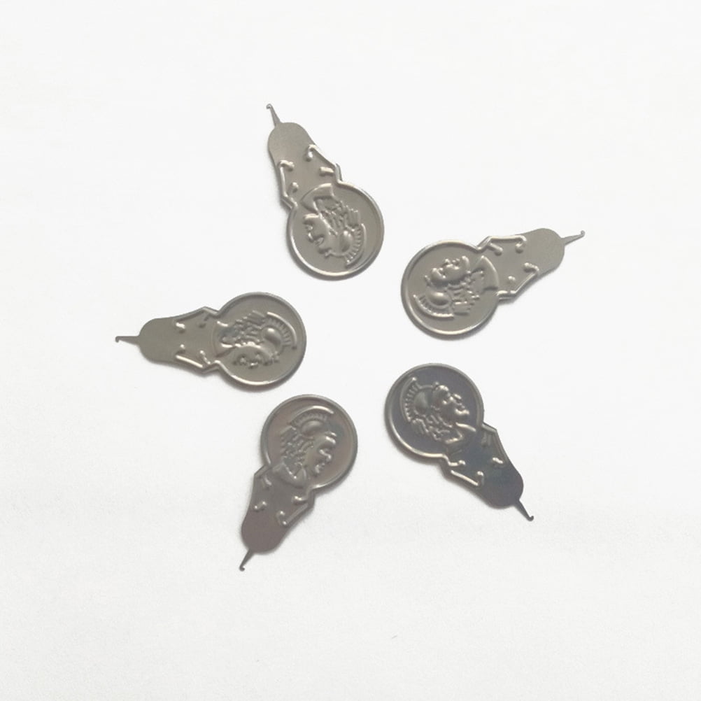 Mobutofu Wire Loop Needle Threaders 100Pcs for Thread Guidance in Hand ...