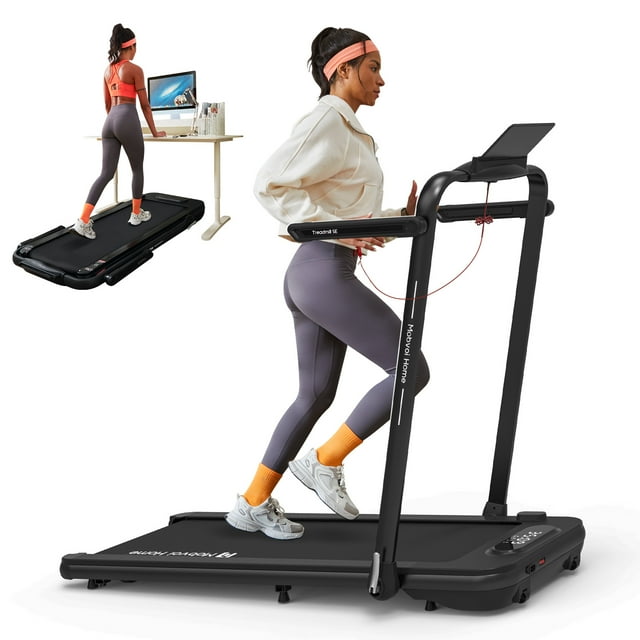 Mobvoi 3-in-1 Folding Treadmill, 2.5 HP, Under Desk, Remote Control ...
