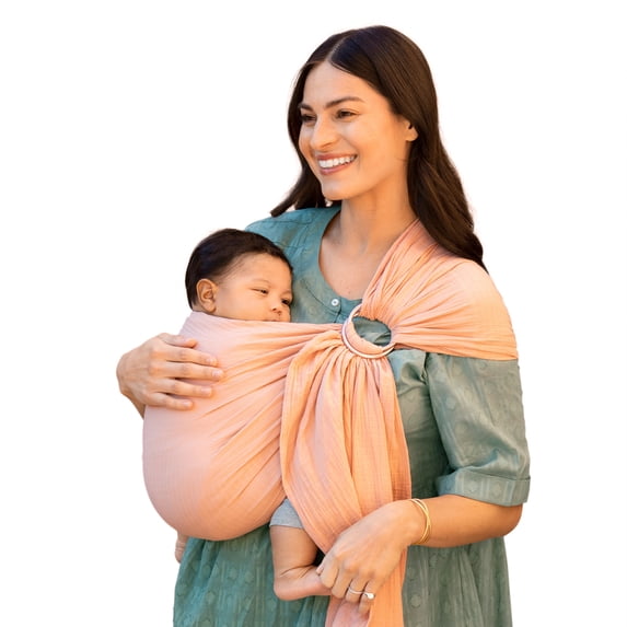 Moby Wrap Ring Sling Baby Carrier in Rose - Walmart.com