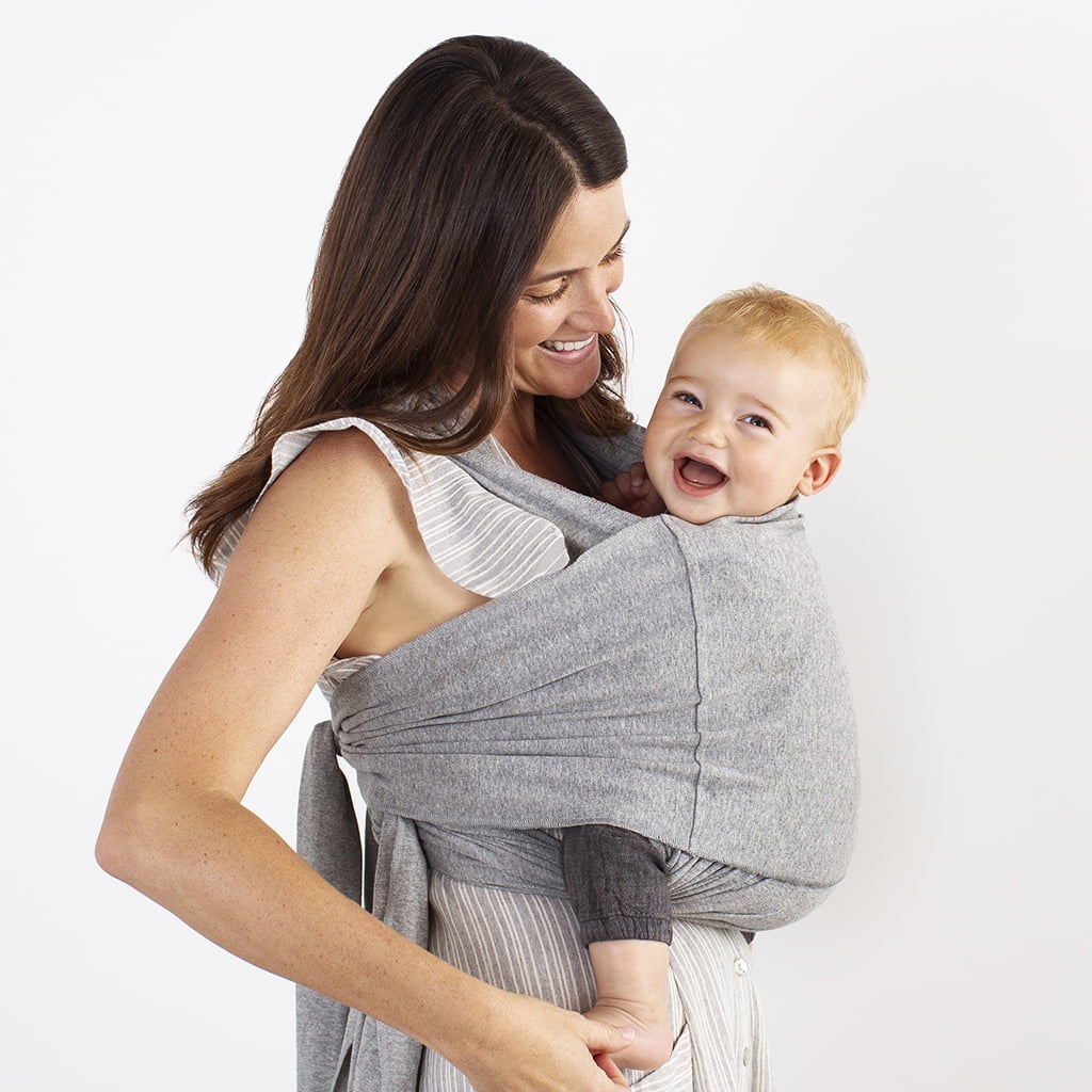 Moby Wrap Fit Hybrid Baby Carrier in Grey - Walmart.com