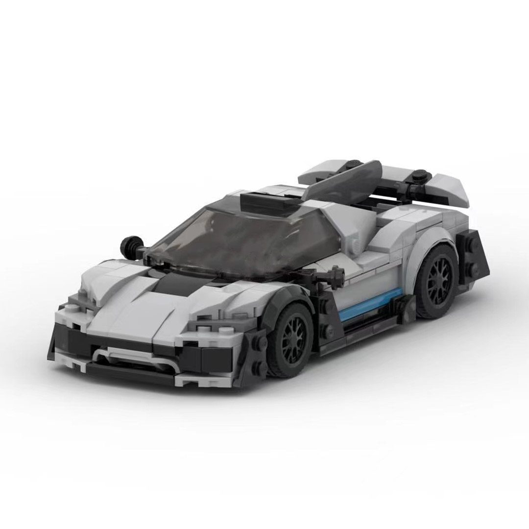 Moc Cars Bricks GTR C63 ONE G63 Maisha Sharp E190 EVO Racing Sports Car ...