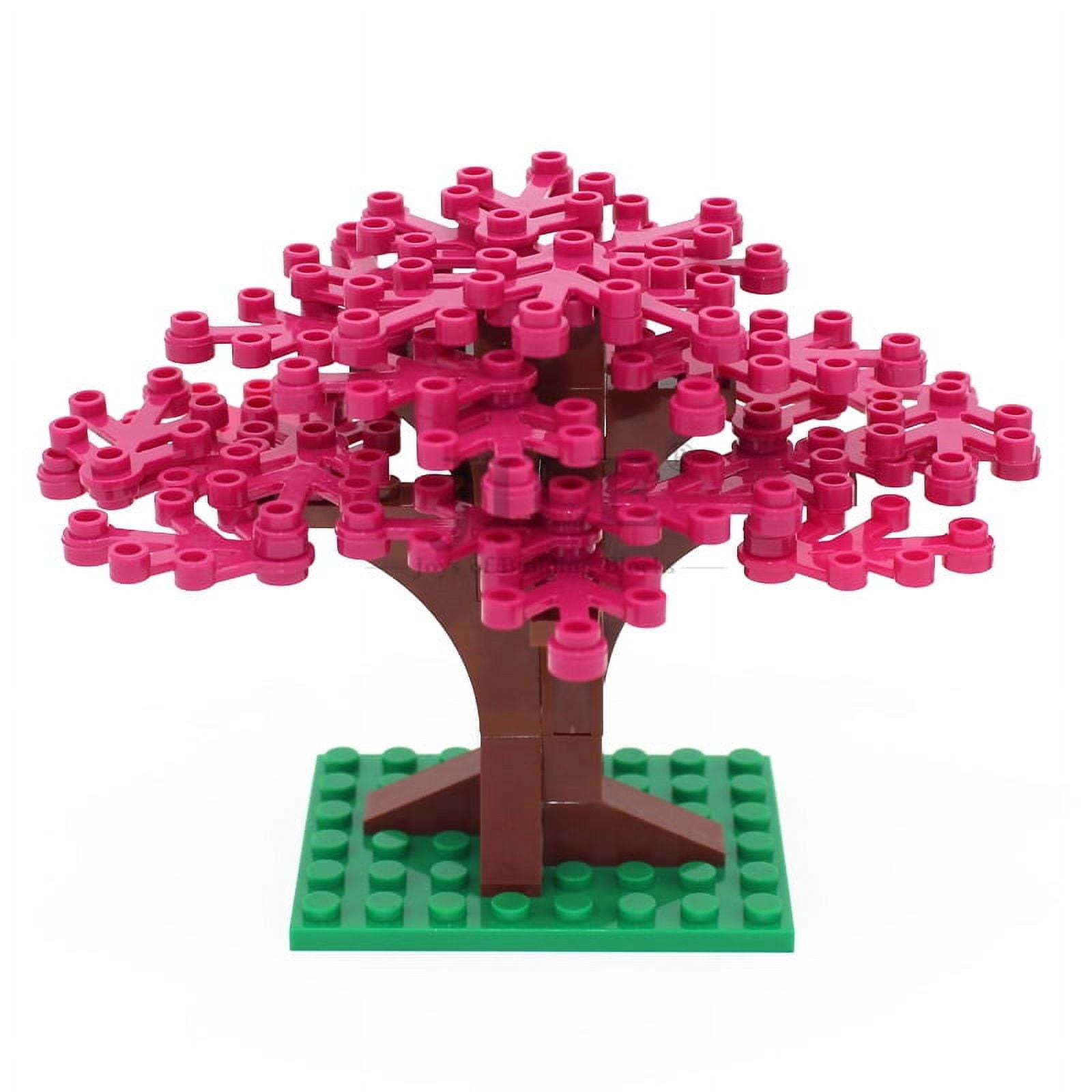 Moc DIY Garden Plants Small Tree 9 Colors Courtyard Enlighten Building ...