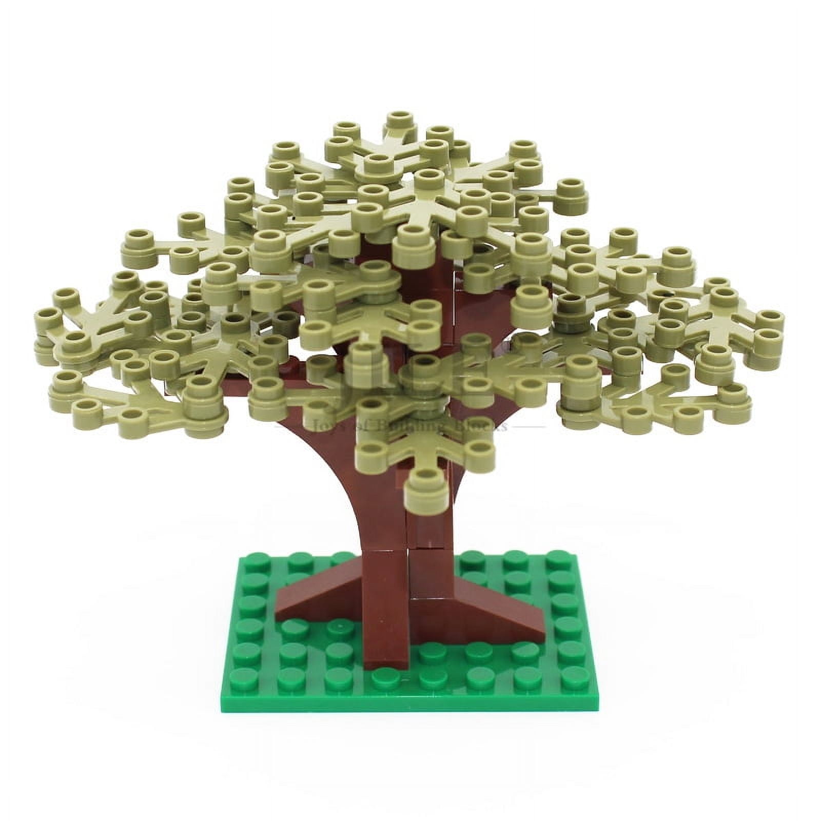 Moc DIY Garden Plants Small Tree 9 Colors Courtyard Enlighten Building ...