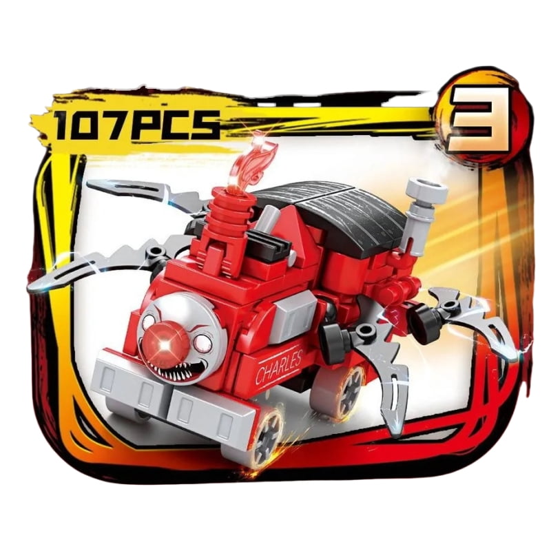 Moc Horrors Steam Trains Choo-Choo Charles Spider Train Cartoon Monster ...