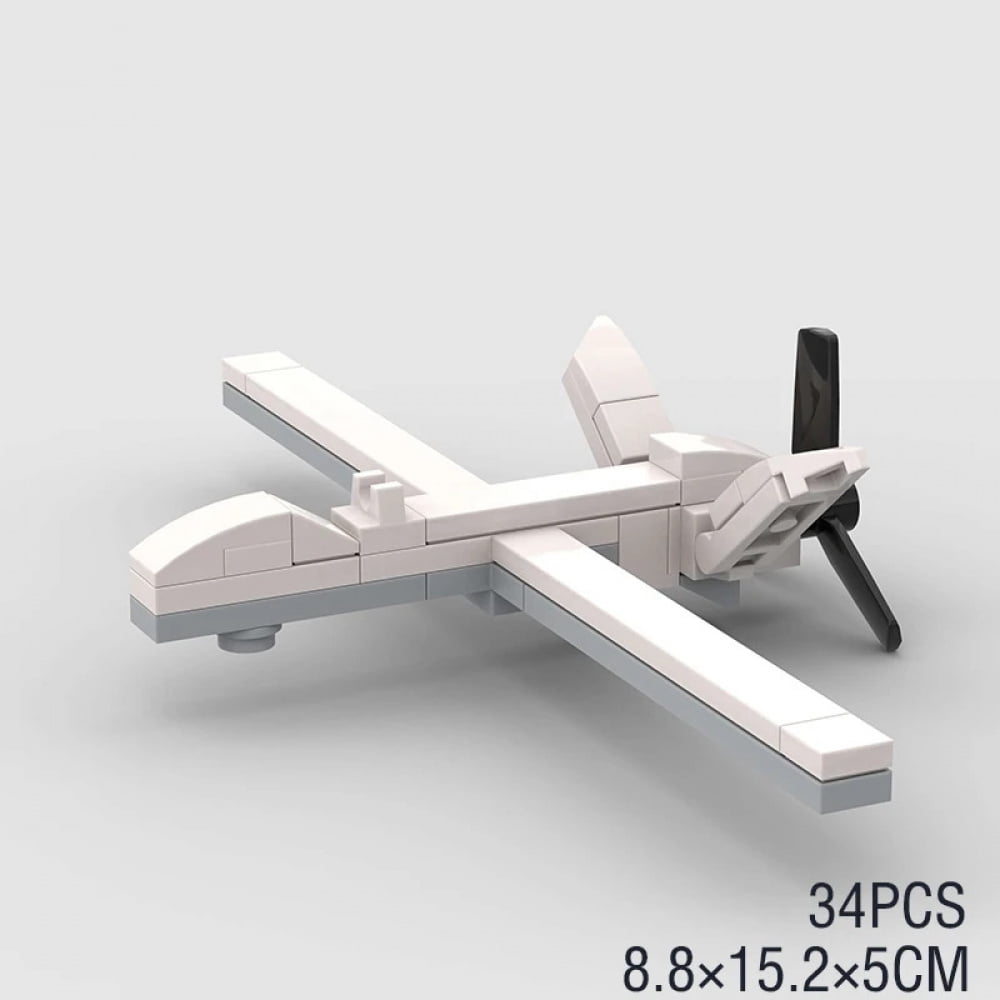 Moc MQ-9 Drone Harvester Fighter Aircraft Plane Military Attacker US ...