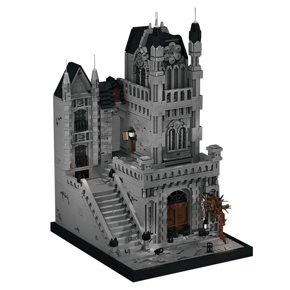 Moc Medieval Castle Building Blocks Toys Set Dark Castle Bloodborne The ...