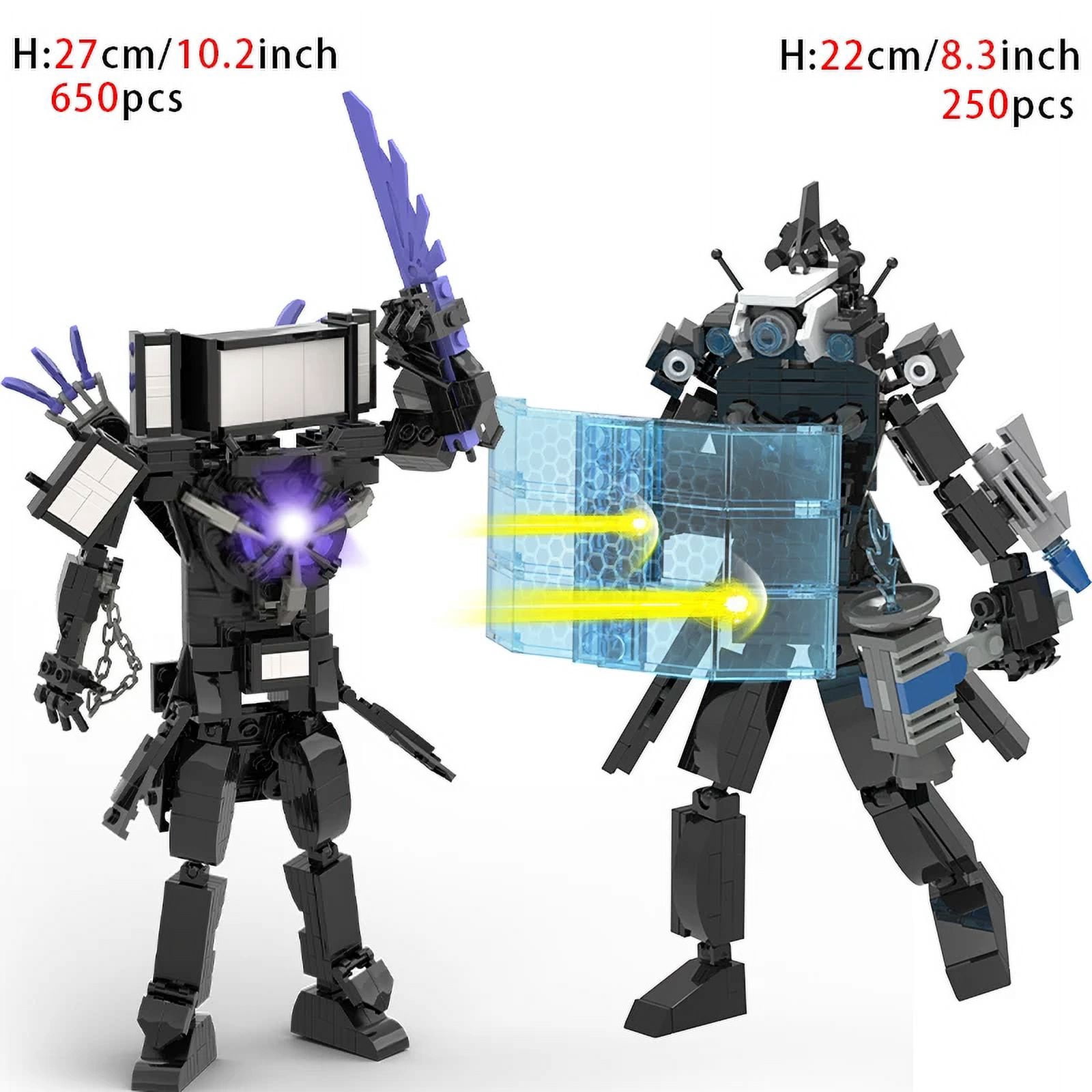Moc Skibidi Toilet Action Figures Model builing Blocks Camerman Titan ...