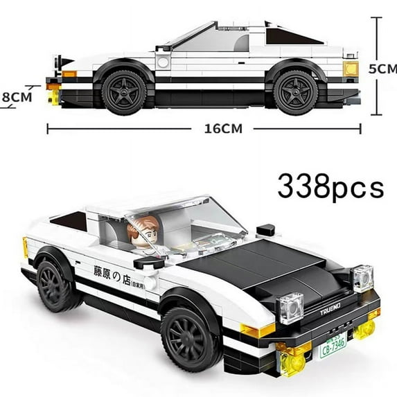 Moc Speed AE86 Cars Racers Building Blocks Sets City Vehicle Model DIY ...