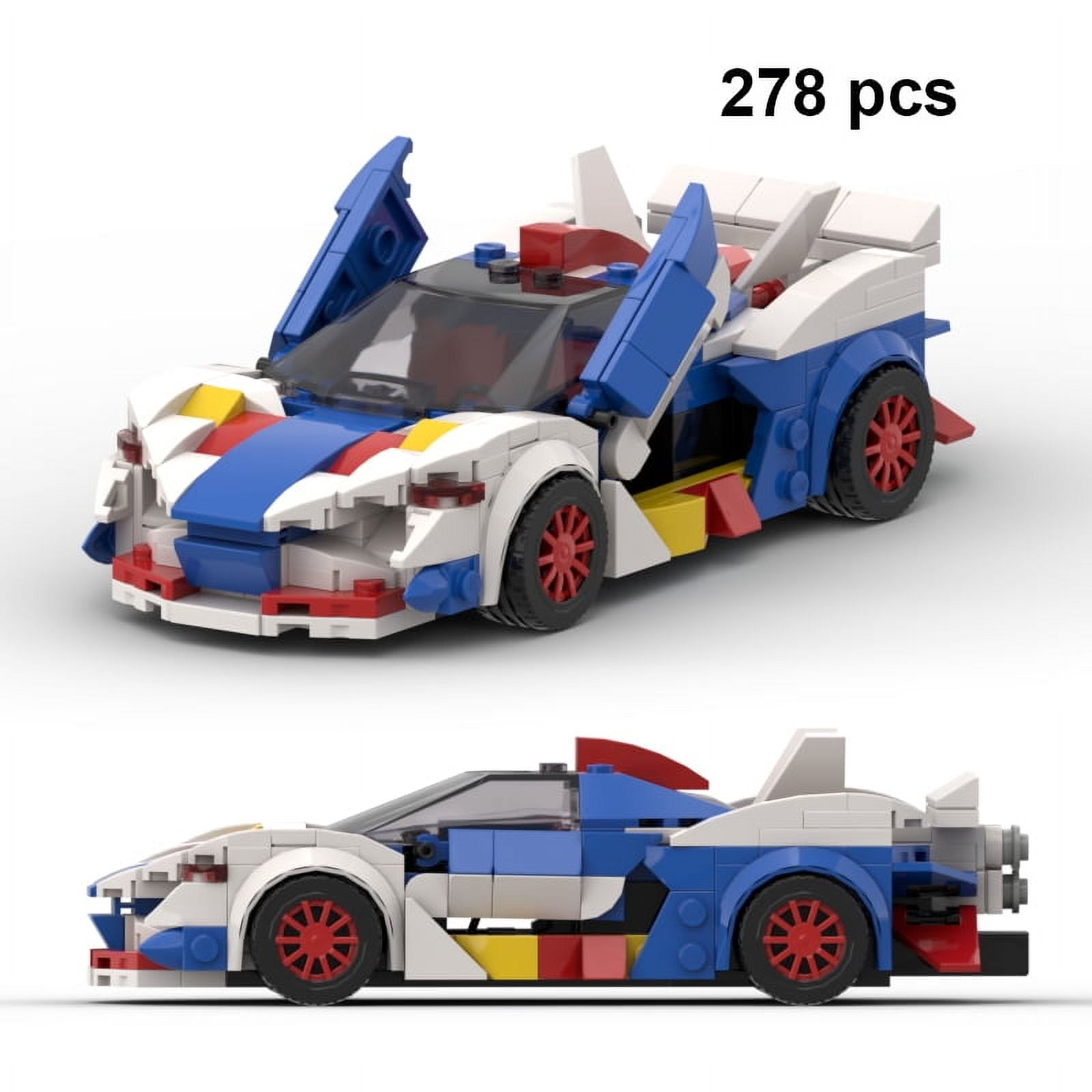 Moc Speed Champion Technical Car City Vehicle Racing Car Building ...