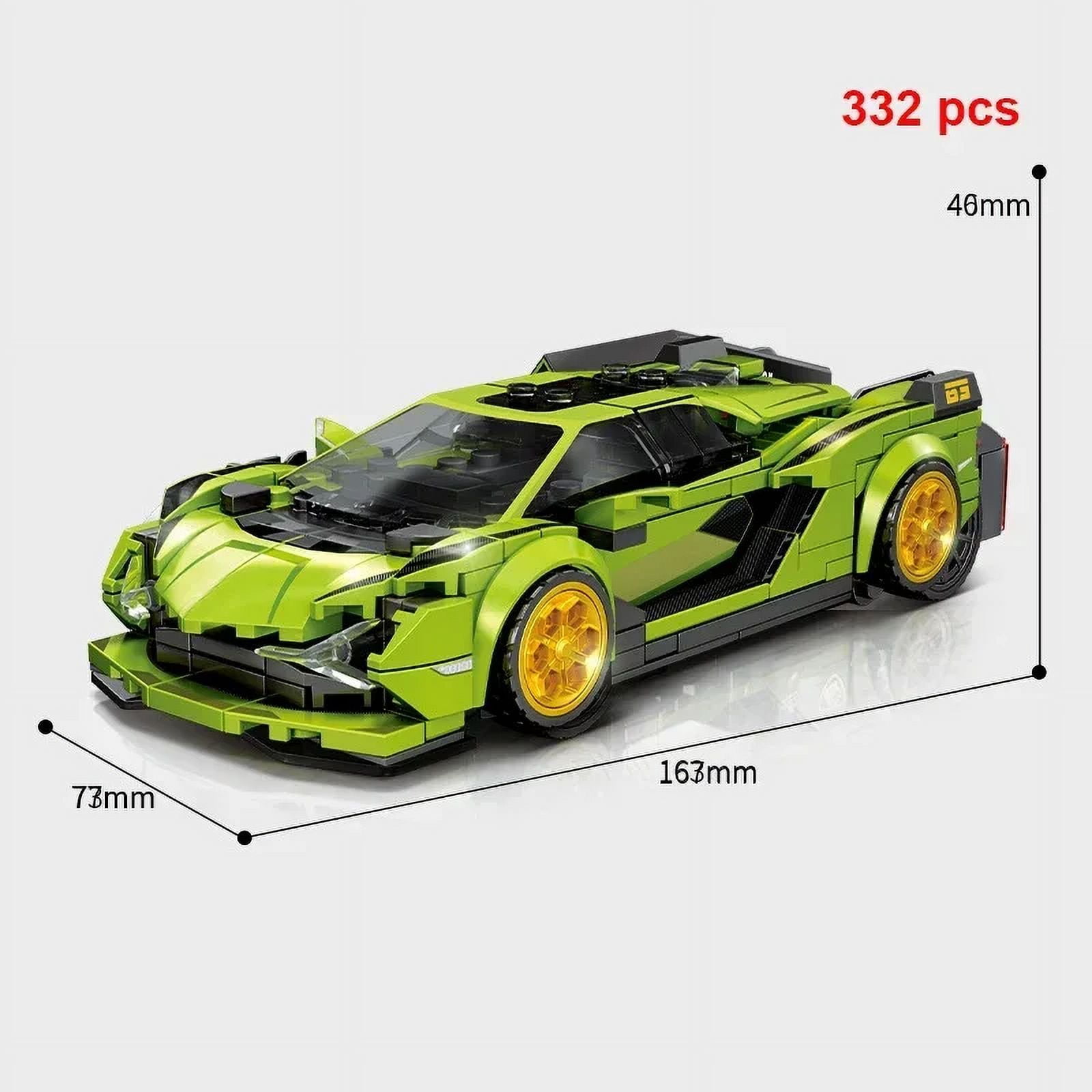 Moc Speed Champion Technical Car City Vehicle Racing Car Building ...