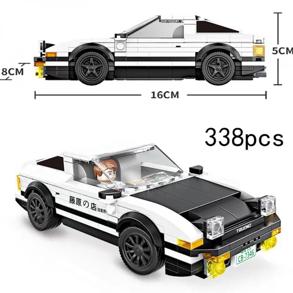 Moc Speed Champions AE86 Cars Racers Building Blocks Sets City Vehicle ...