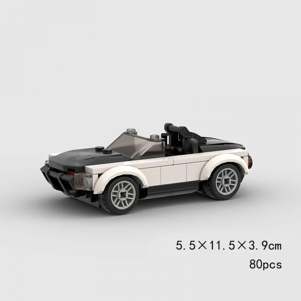 Moc Speed Champions Muscle Cars Hooniganed Supercar F1 Bricks Building ...