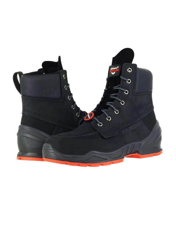 6” Moc Toe Work Boots for Men – Wedge Steel Toe Boots – Vibram EVA ...