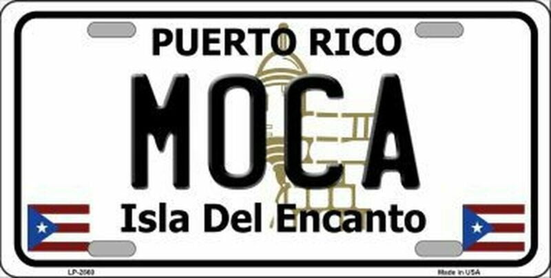 Moca Puerto Rico License Plate / Sign / Plaque - Aluminum ( 12 inch x 6 ...