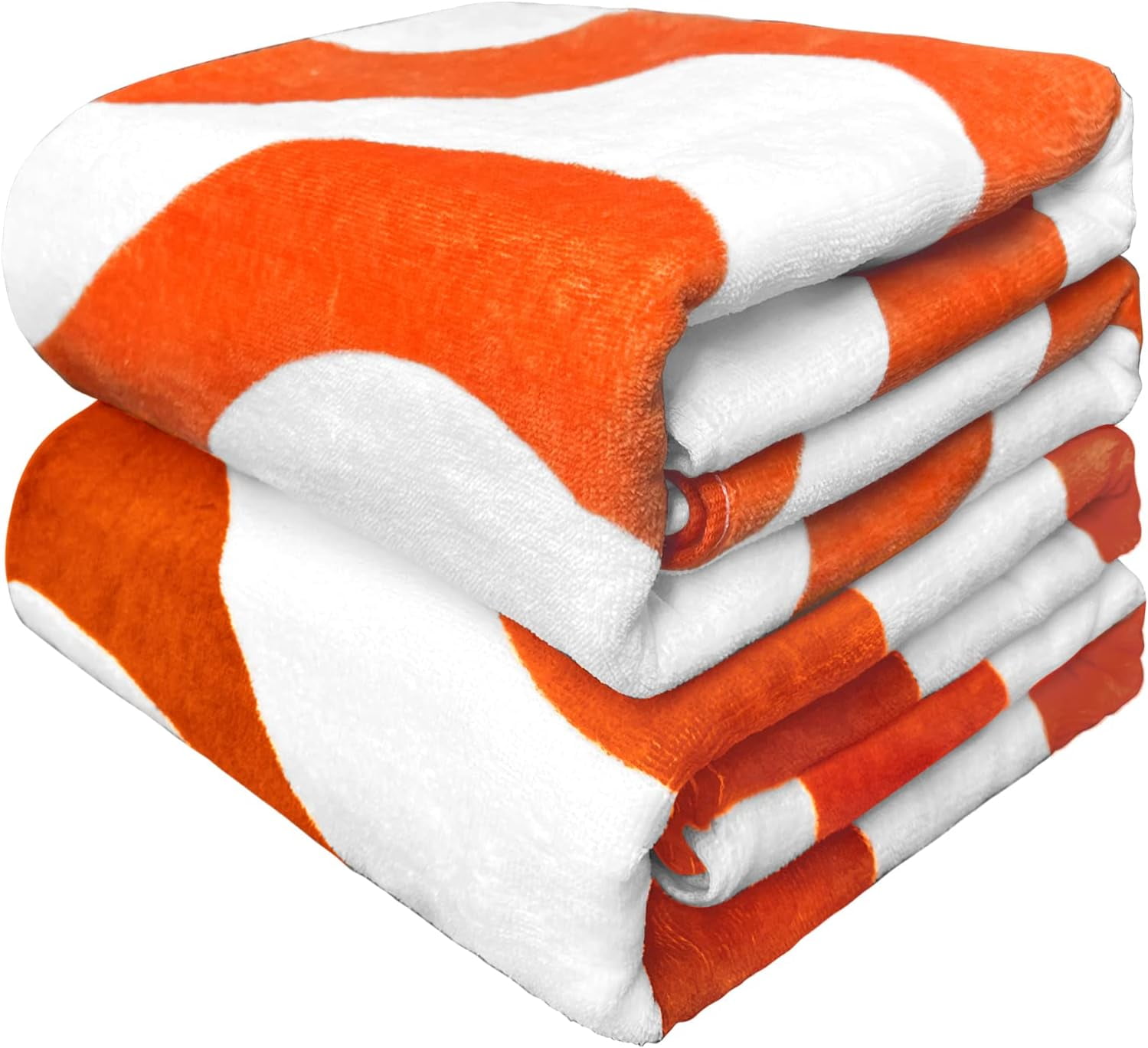 Mocaletto 100% Cotton Beach Towel with Towel Band(2 Pack),Oversized 35 ...