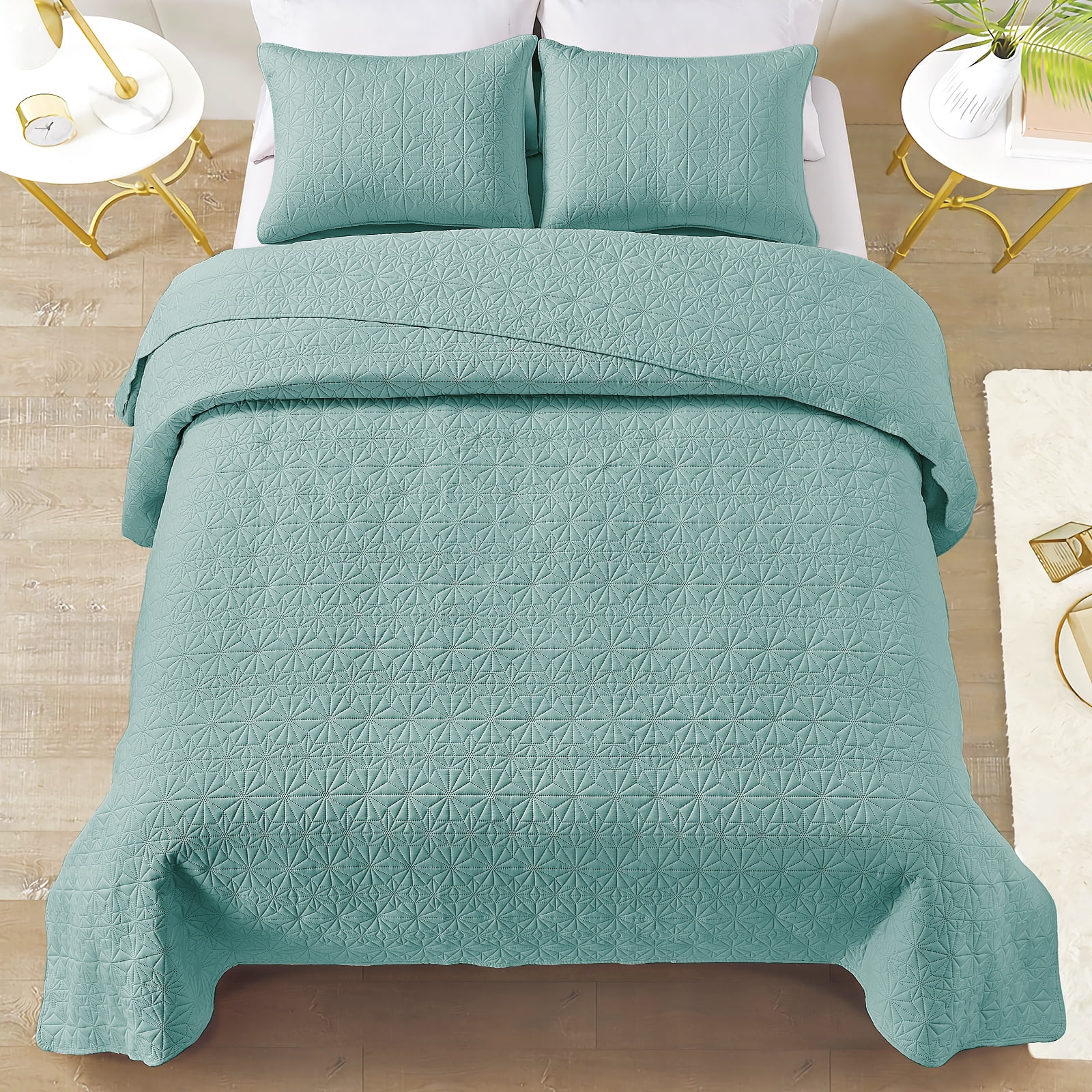 Mocaletto Luxury 2 Piece Twin Size Quilt Sets, Elegant&Reversible ...