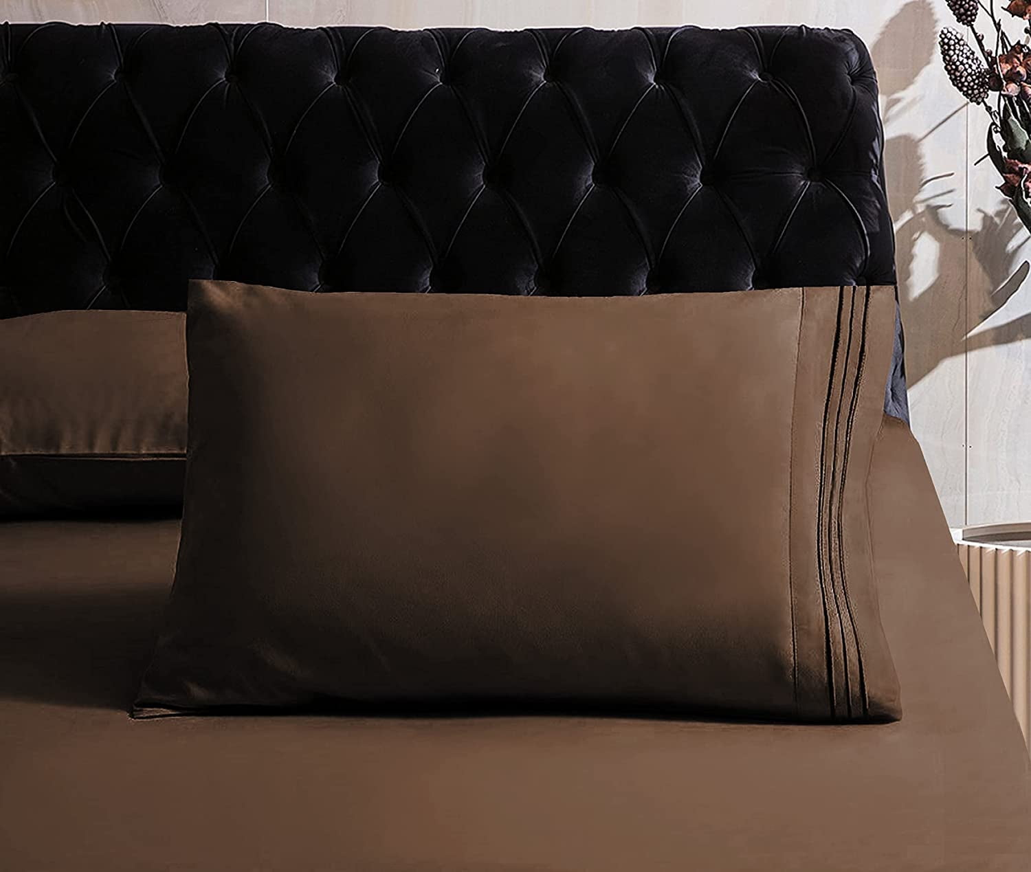 Mocassi 1800 Series Sheet Set 6 Pieces Deep Pocket California King ...